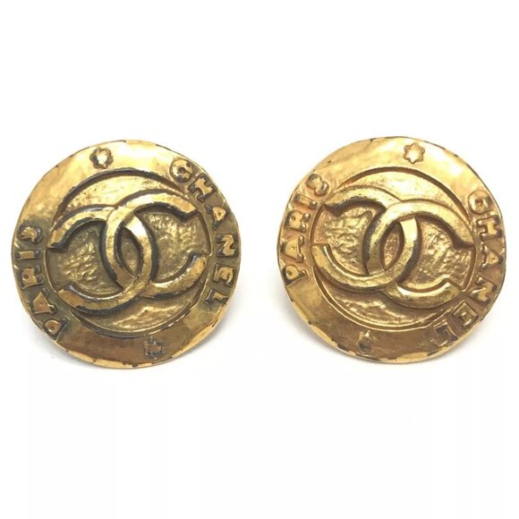 CHANEL | Jewelry | Chanel Cc Mark Logo Earrings Small Items Accessories ...